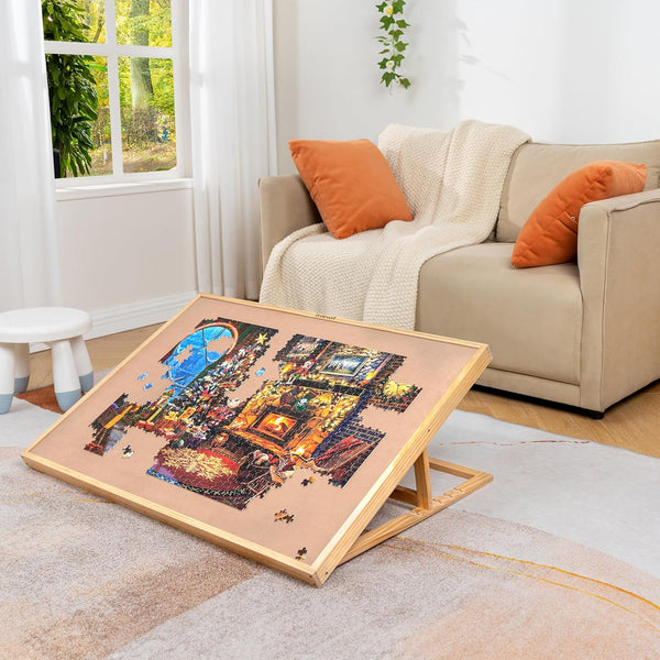 5-Tilting-Angle Portable Puzzle Table for Games Up to 1500 Pieces ...