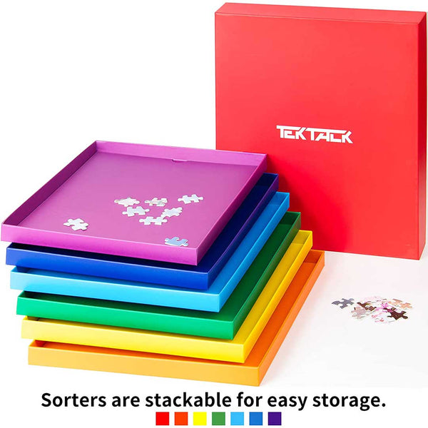 Puzzle Sorting Trays Stackable Puzzle Trays for Puzzles up to 1500 Pie ... Puzzle Sorting Trays Stackable Puzzle Trays for Puzzles up to 1500 Pie ...