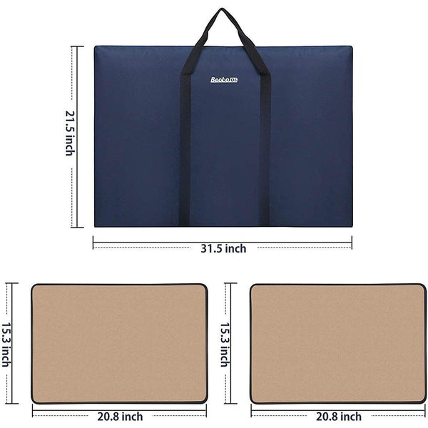 Portable Jigsaw Puzzle Board with Trays & Cover for Up to 1000 Pieces ...