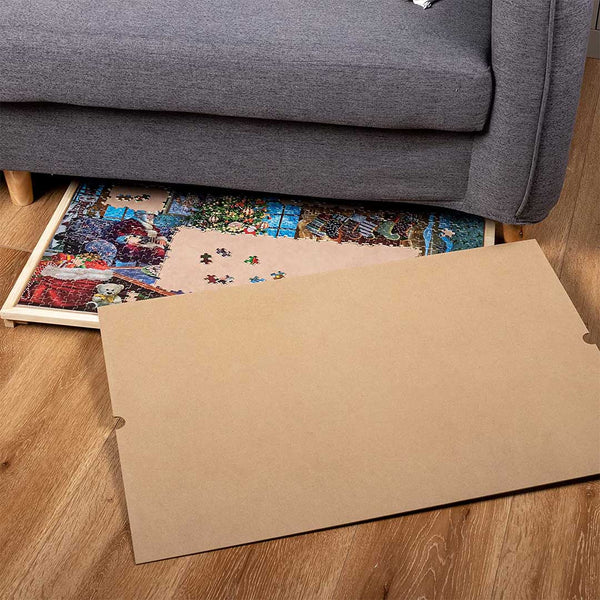 Adjustable Jigsaw Puzzle Board with Cover for Puzzles Up to 1000 Pieces ...